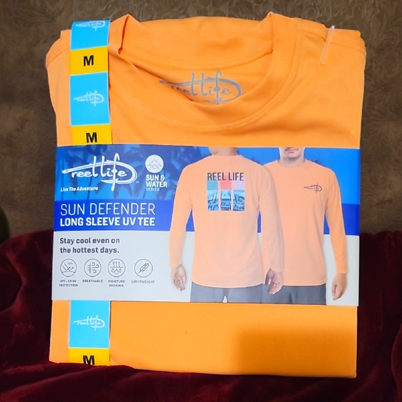 reel life | Shirts | Reel Life Uv Tee Nwt | Poshmark
